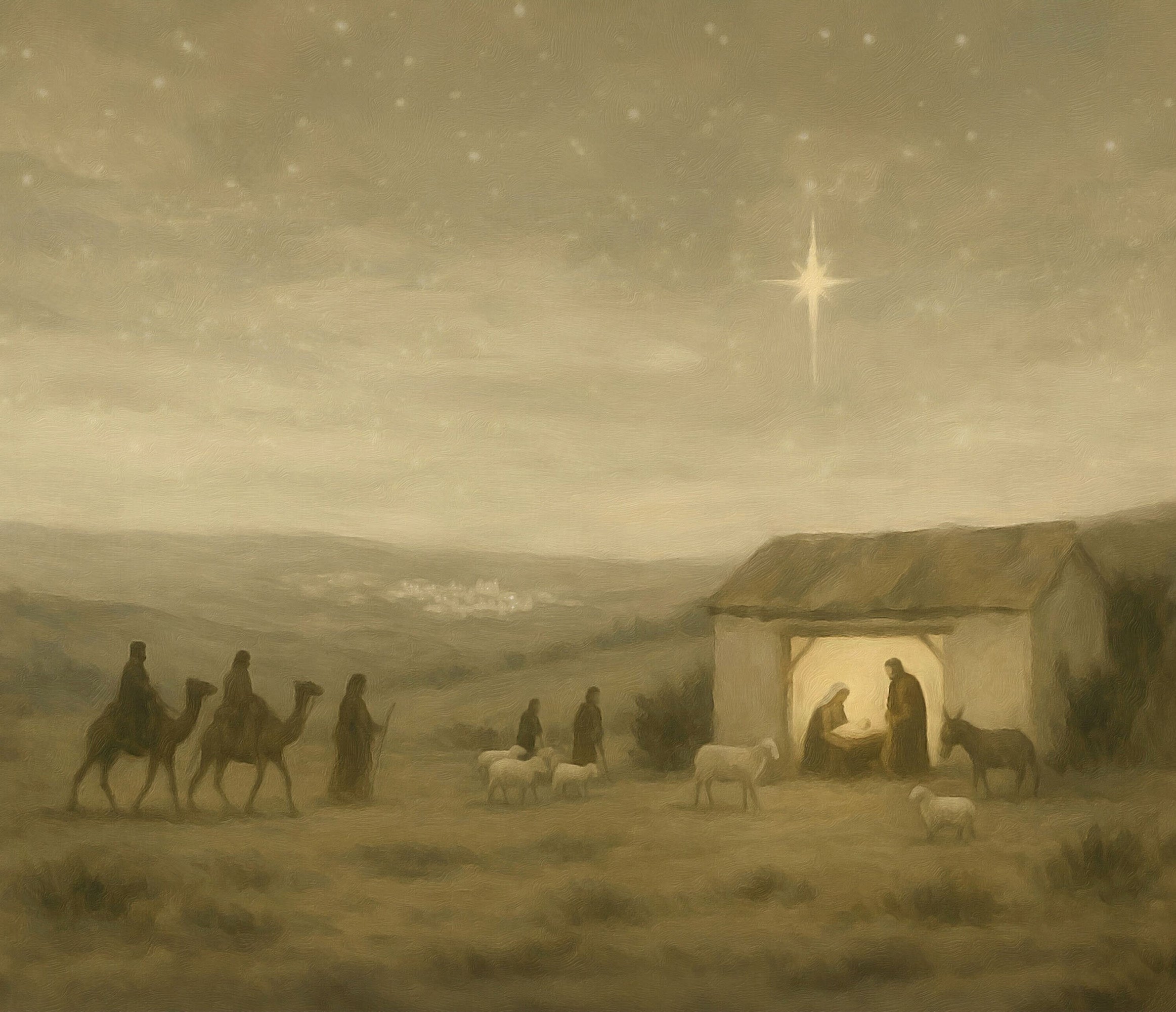 For Unto Us A Child Is Born - Canvas – Light Your Home