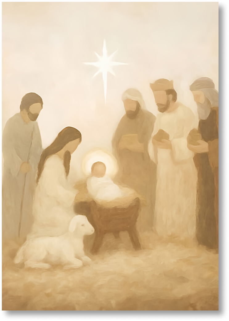Manger Scene - Print – Light Your Home