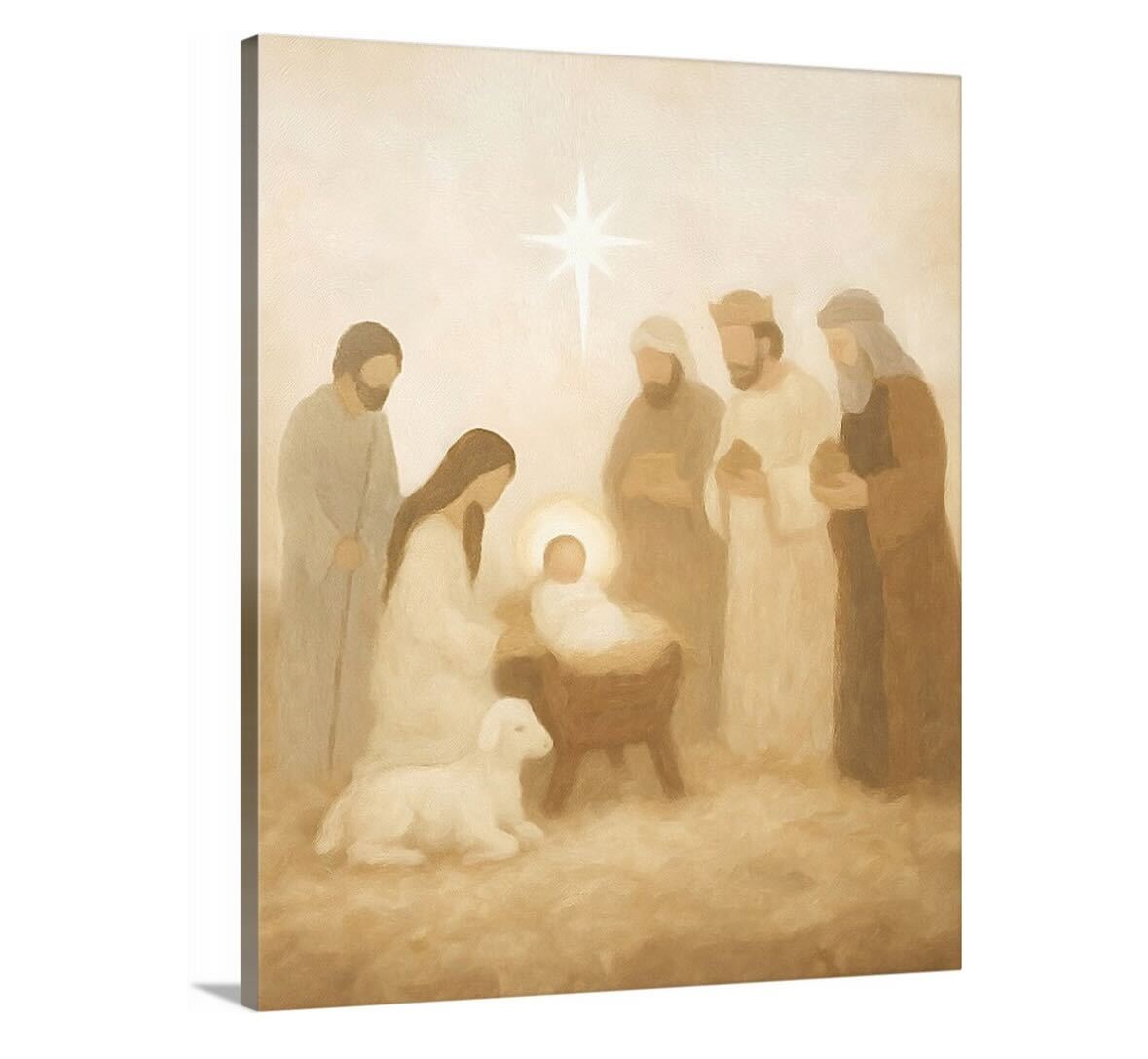 Manger Scene - Canvas – Light Your Home