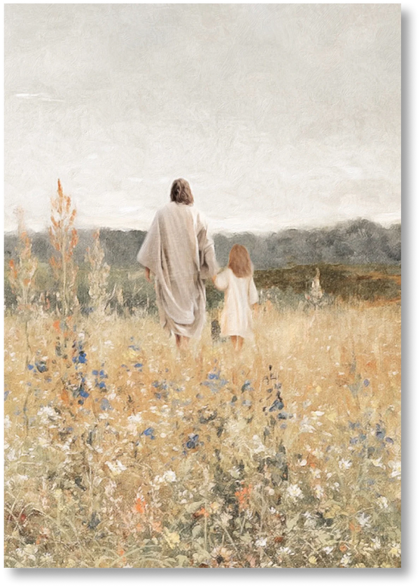 Steps of Faith, Girl - Print – Light Your Home