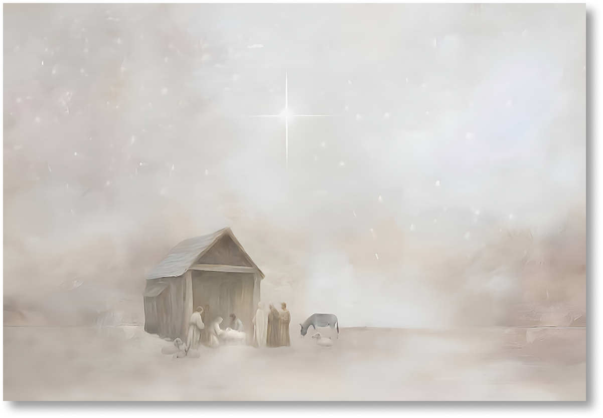 The Nativity Scene - Print – Light Your Home