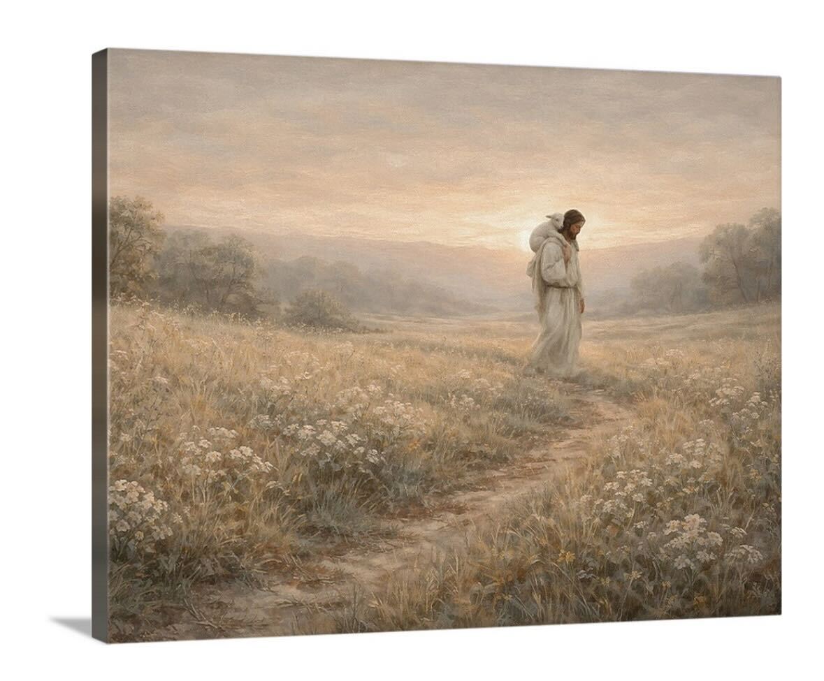 Along the Narrow Path Print – Christian Wall Art – Light Your Home